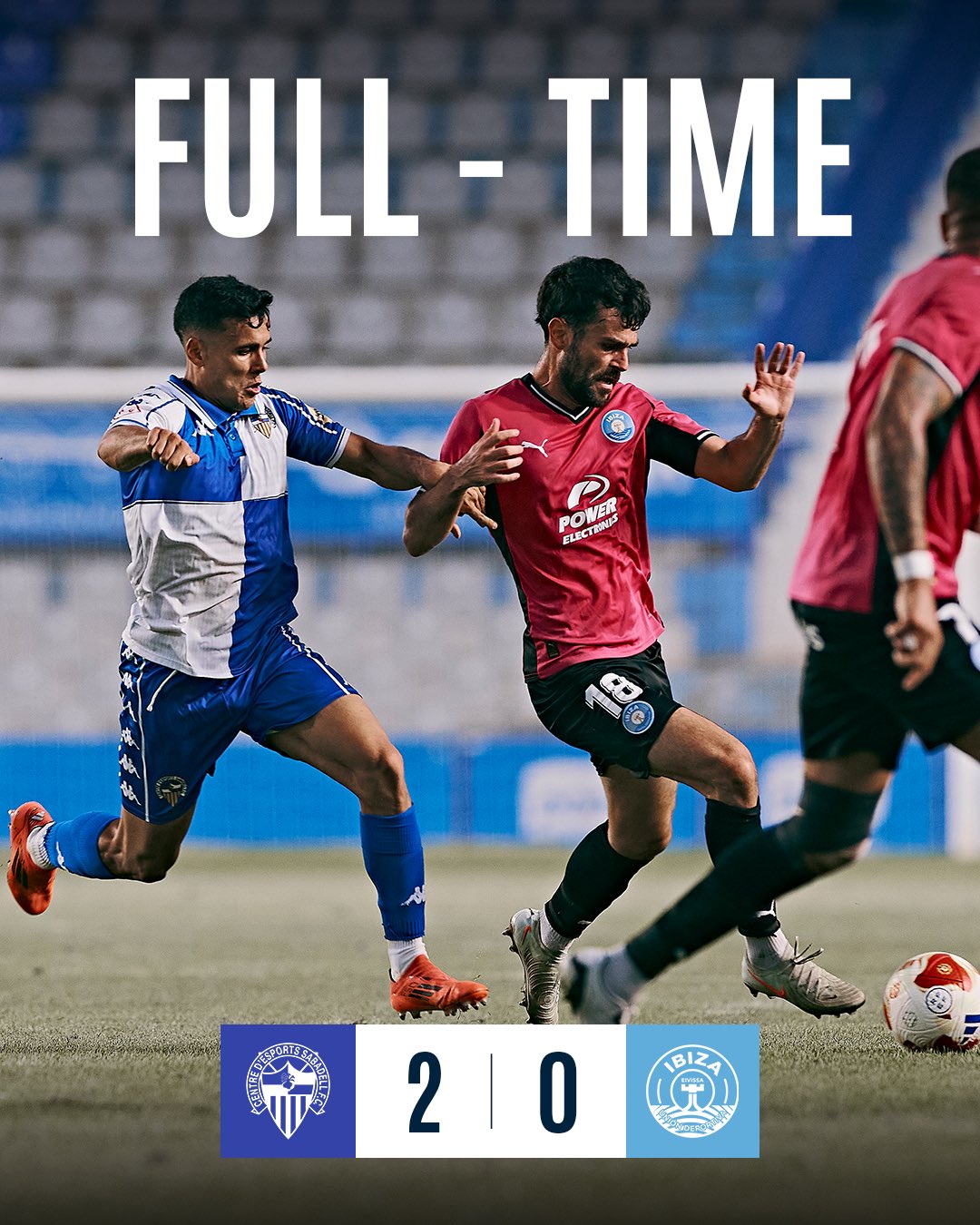 Crónica 1ª Federación: CE Sabadell 2-0 UD Ibiza - 1ª RFEF - FutbolBalear.es